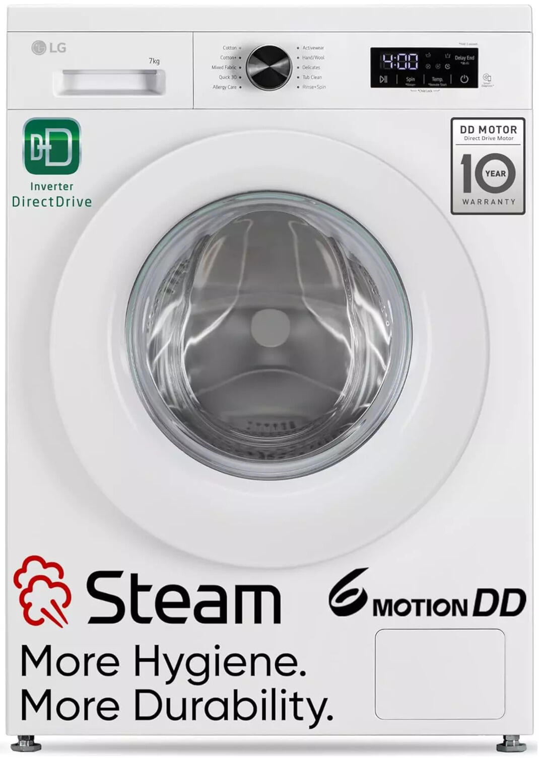 LG FHB1207Z2W 2025 Model 7 Kg 5 Star Fully Automatic Front Load Washing ...