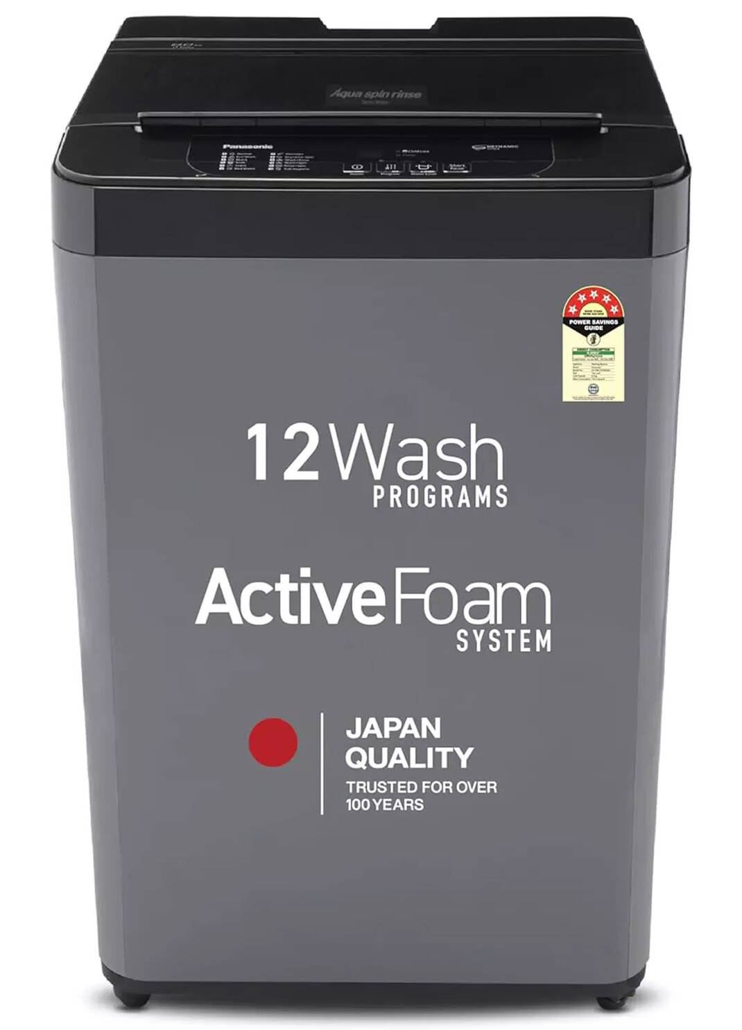 Panasonic NA-F80LF4CRB 2025 Model 8 Kg 5 Star Fully Automatic Top Load ...