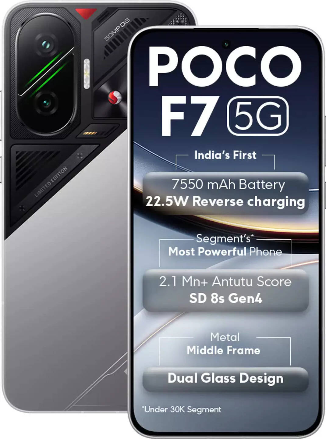 Poco F7 5G 512 GB 12 GB vs Samsung Galaxy A36 5G 256 GB 8 GB: Compare Specifications, Price ...