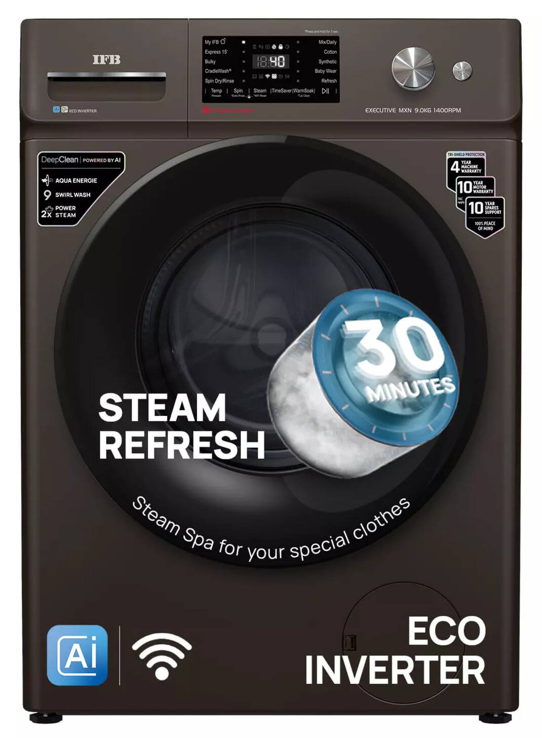 IFB Eexecutive MXN 9014K CMS 9 Kg 5 Star with AI Powered, WiFi, Fully ...