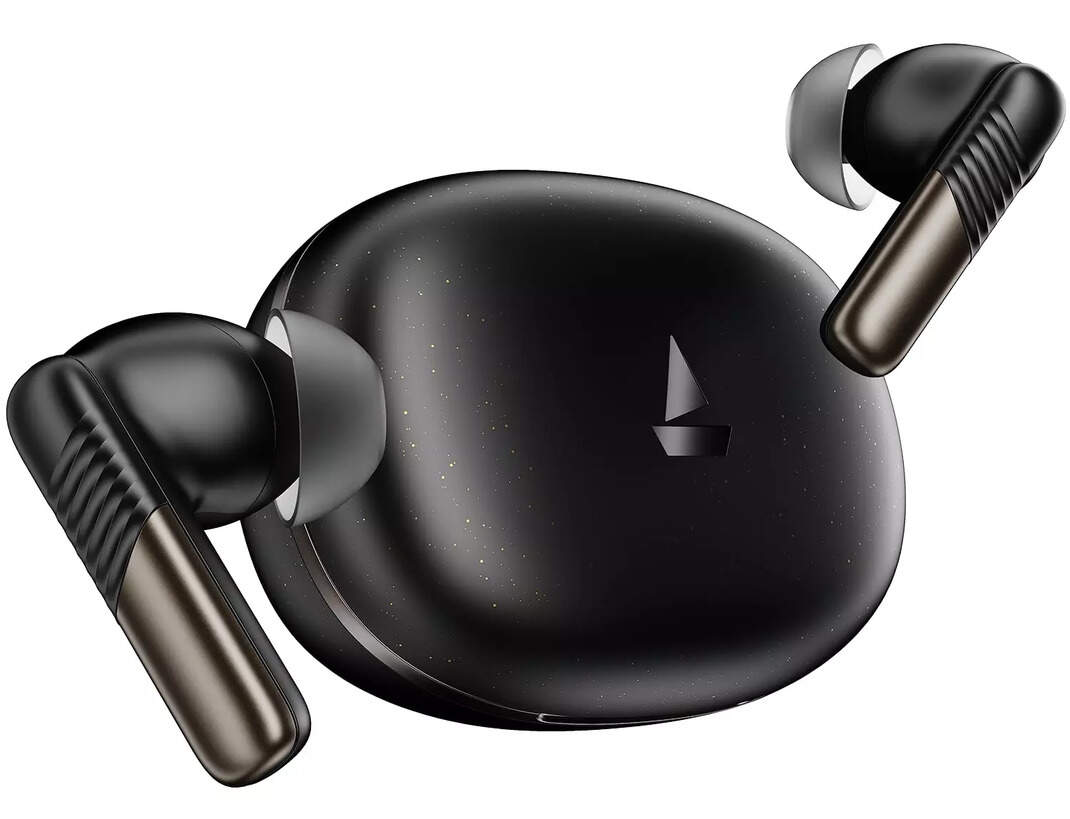 Compare boAt Airdopes Prime 412 (2025) Truly Wireless Bluetooth v5.4 Earphones with mic, 4Mics ...