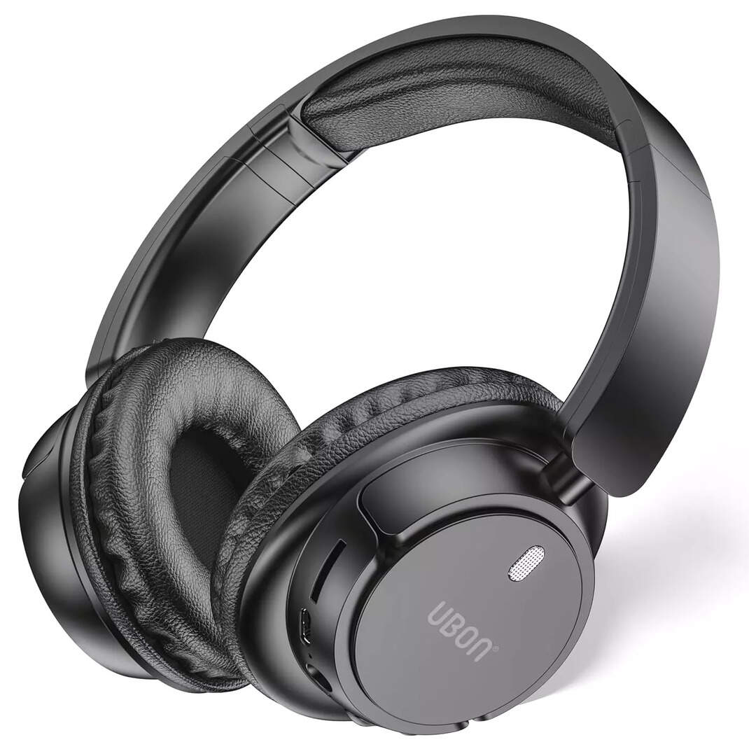 Compare Ubon HP-705 Beast Bluetooth v5.4 Over the Ear Headphones with 30 Hrs Playtime, Deep Bass ...