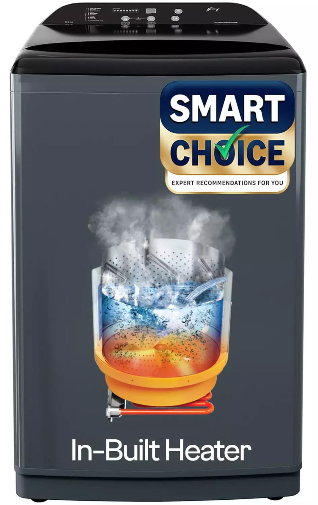 Godrej ‎Wteon ADA 10 5.0 FEFH GLGR 10 Kg 5 Star AI Tech Fully Automatic ...