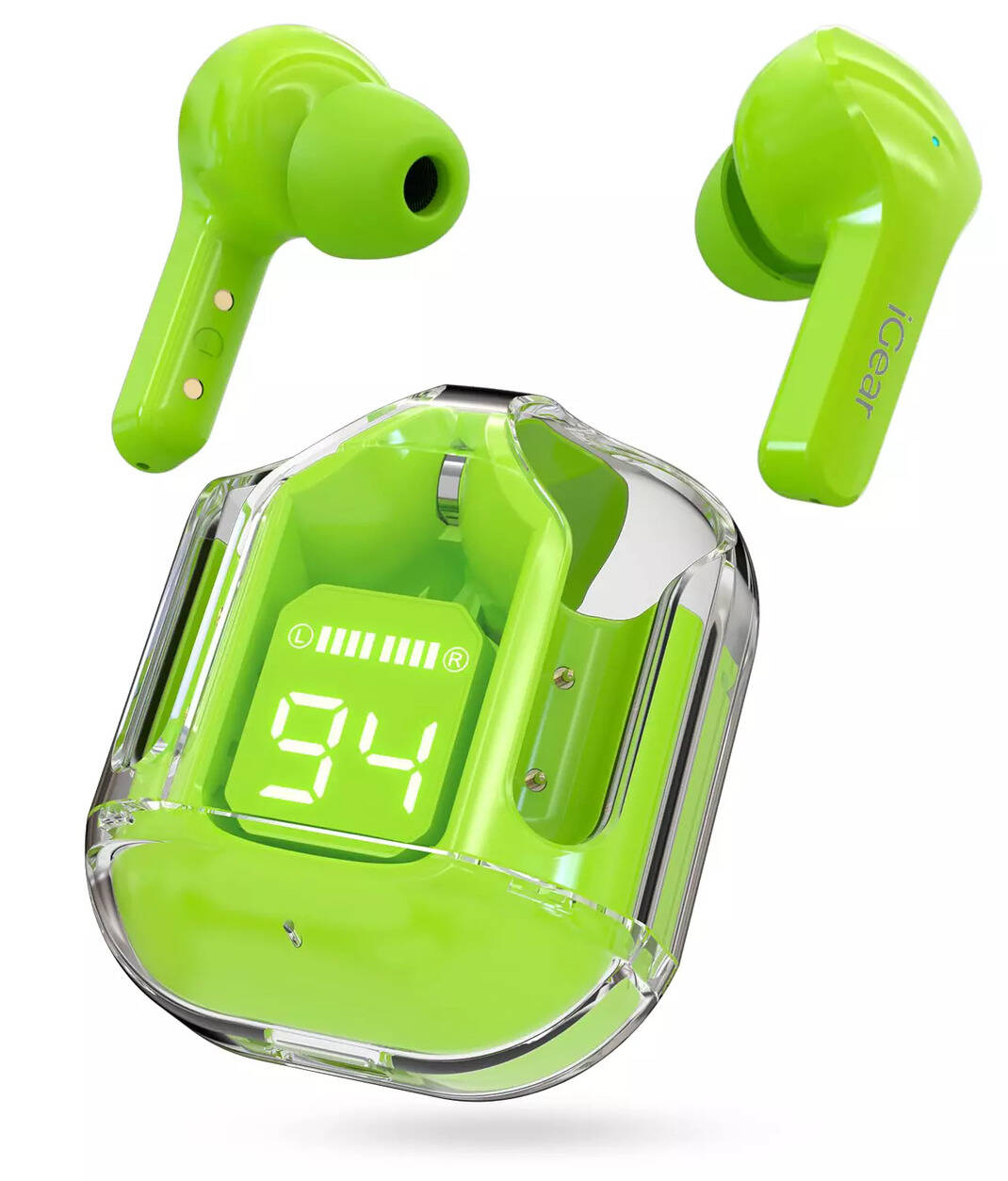 Compare iGear Crystal ‎iG-1025 in-Ear Bluetooth v5.3 Wireless Earbuds, 30 Hrs+ Playtime, 14mm ...