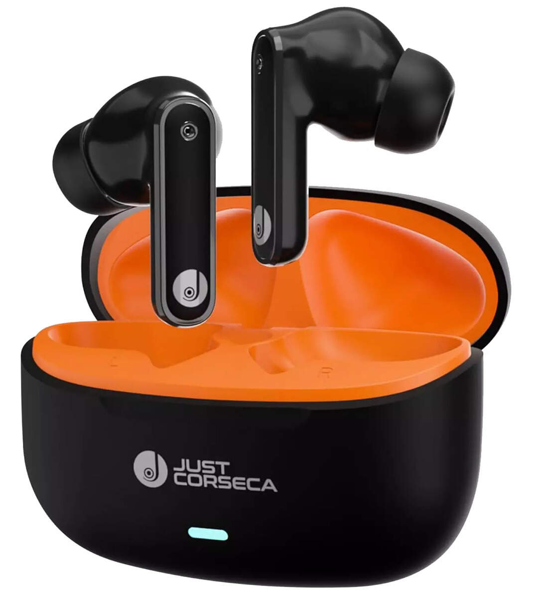 Compare Just Corseca Silver True Wireless Bluetooth v5.4 Earbuds with 10 mm Drivers, 35H ...