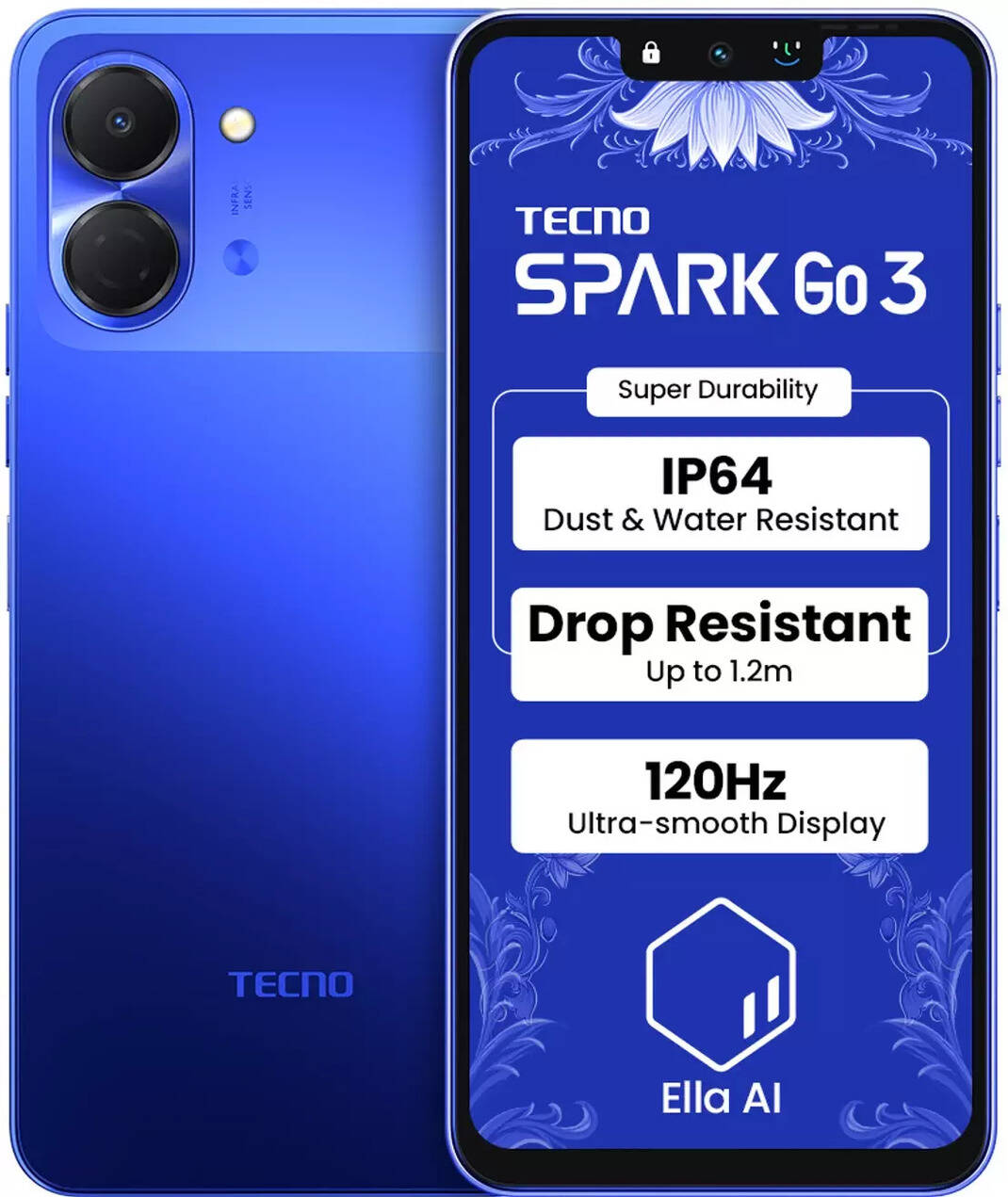 Tecno Spark Go 3 (64 GB Storage, 6.74-inch Display) Price and features