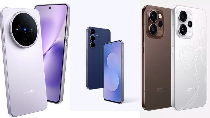Samsung: Samsung Galaxy S25 FE vs Vivo X200T vs Oppo Reno 15 Pro Mini ...