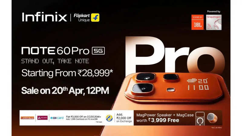 Infinix Note 60 Pro with 50MP camera, 6,500 mAh battery launched in ...