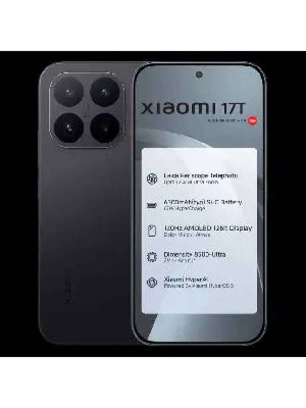 Xiaomi 17T vs Xiaomi Redmi Note 13 Pro 256 GB 12 GB: Compare ...