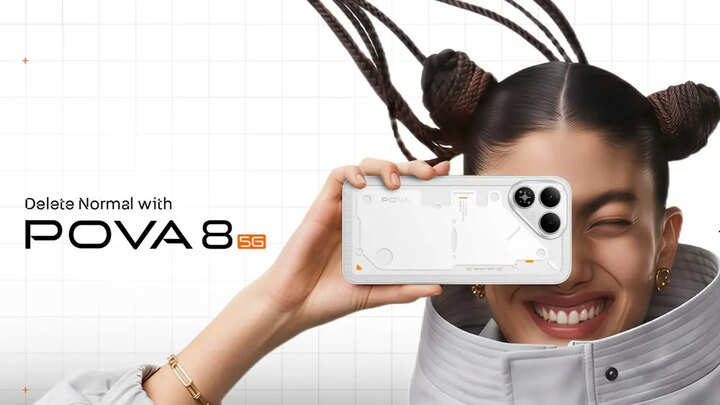 Pova: POVA 8 launched in India with an 8,000mAh battery, Alive Matrix ...