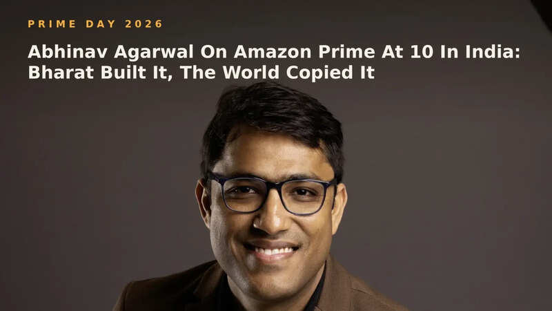 Abhinav Agarwal On Amazon Prime At 10 In India: Bharat Built It, The ...