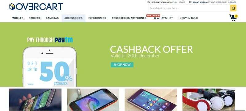 Overcart launches restored devices category