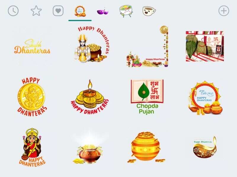Dhanteras Stickers: How to download and send Dhanteras stickers on WhatsApp