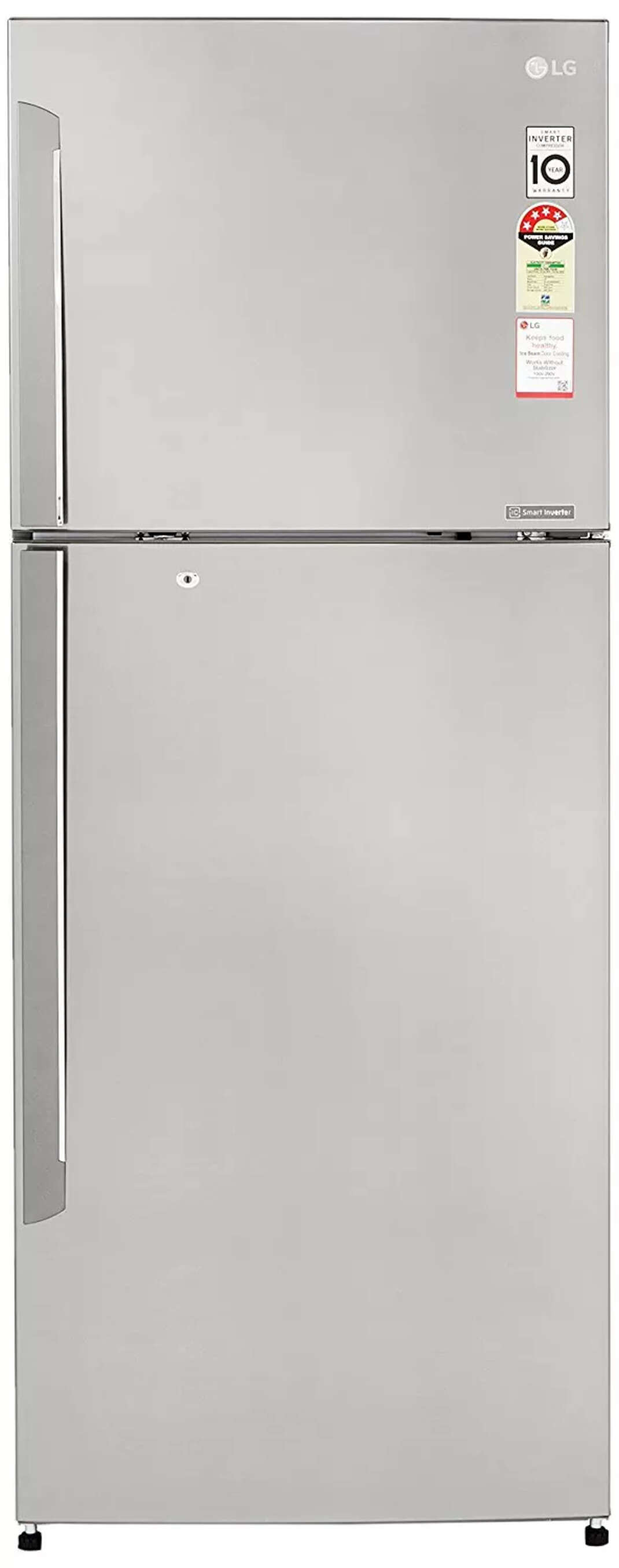 LG 420 L 4 Star Frost-Free Double Door Refrigerator (GL-I472QPZX, Shiny ...