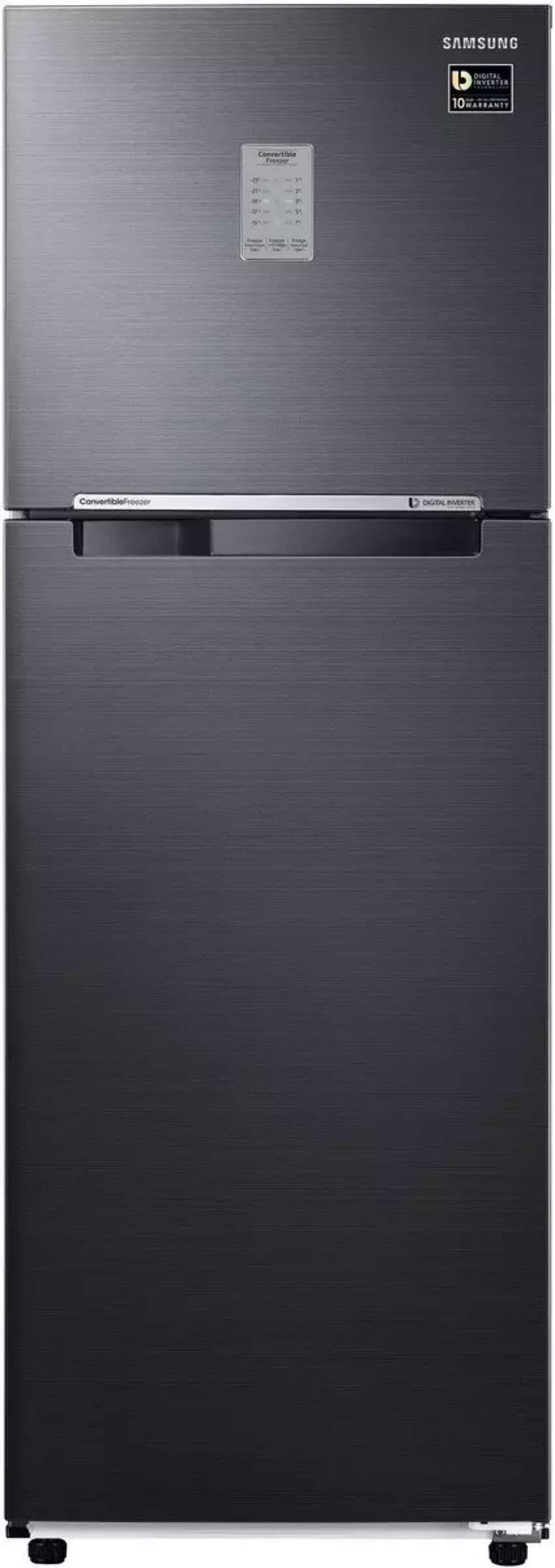 Samsung 321 L 3 Star Frost Free Double Door Refrigerator (RT34M3743BS ...