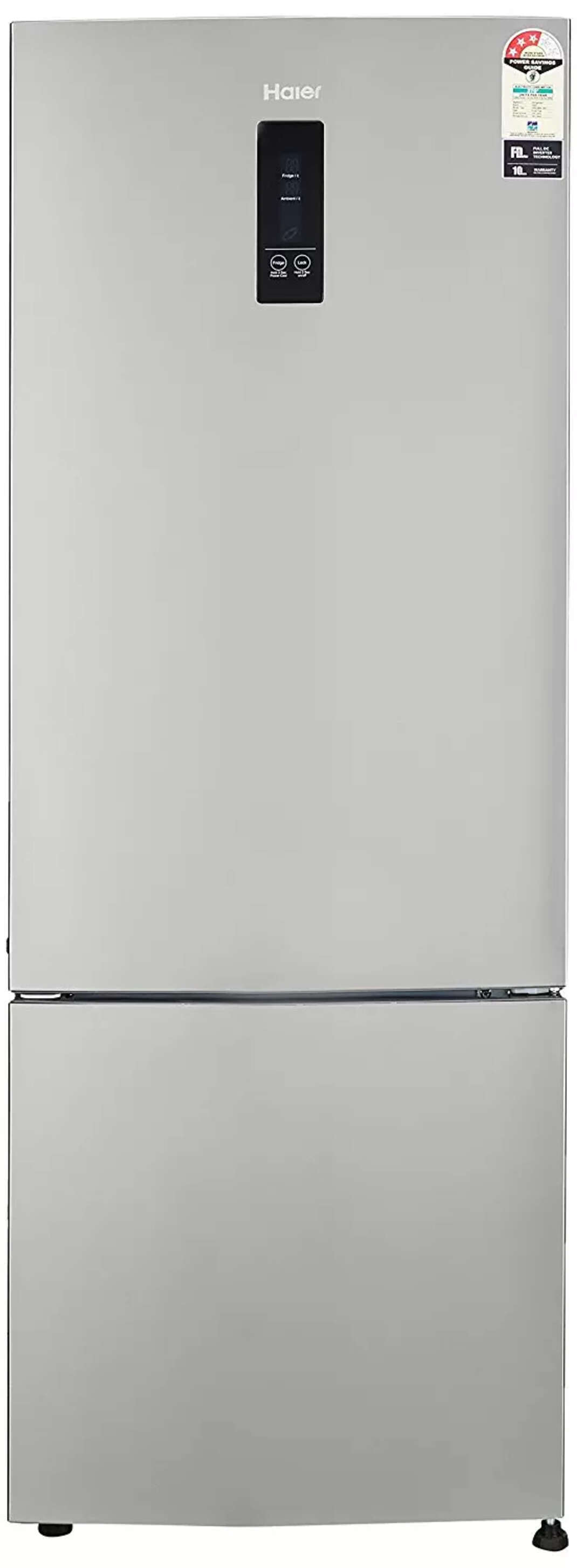 Haier 345 L 3 Star Frost-Free Double-Door Refrigerator (HRB-3654PSS ...