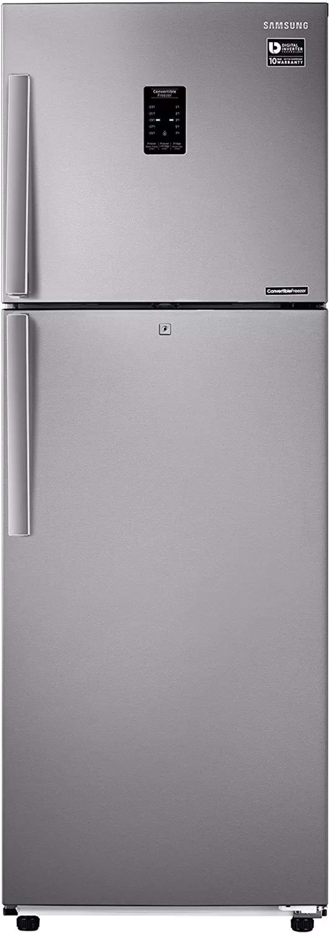 Samsung 272 L 3 Star Frost Free Double Door Refrigerator (RT30K3983SL ...