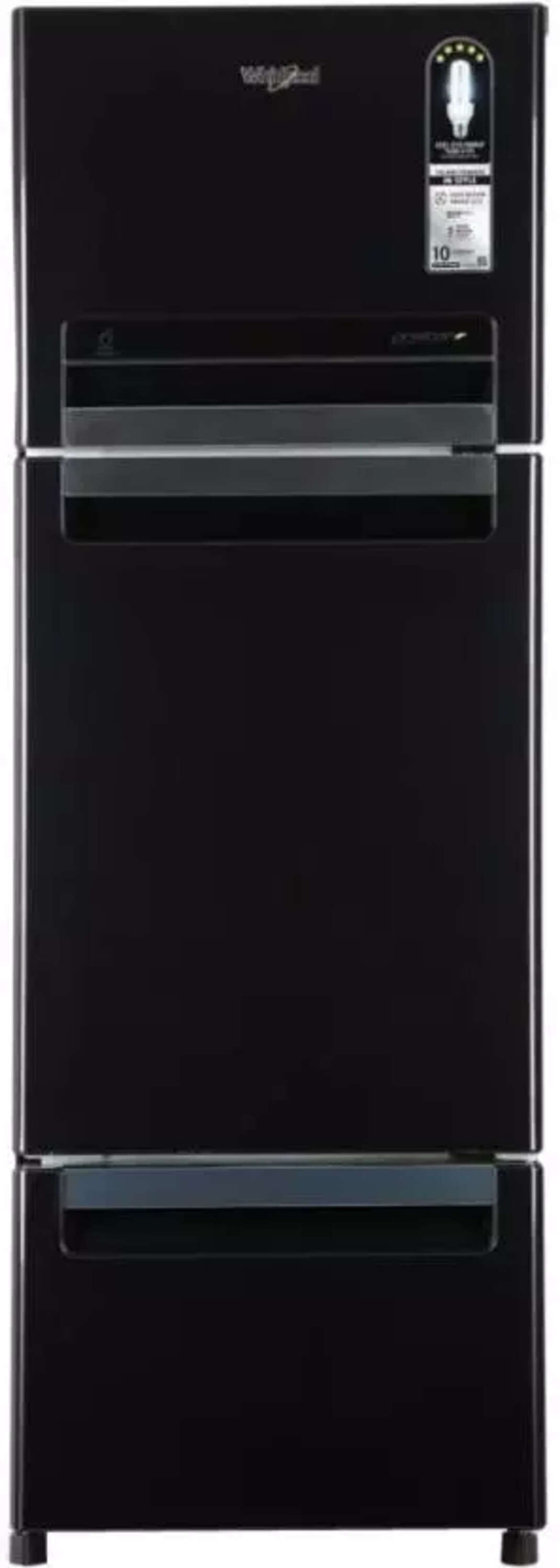 Whirlpool 240 L Frost Free Triple Door Refrigerator (Caviar Black, FP ...