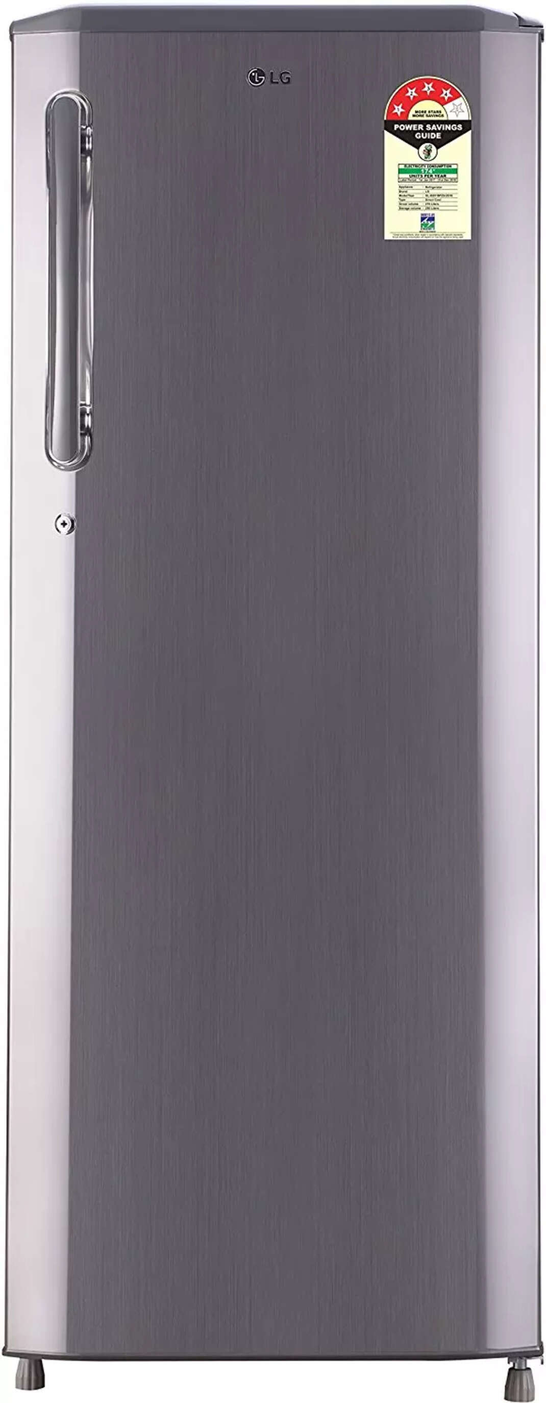 LG 270 L 4 Star Direct-Cool Single Door Refrigerator (GL-B281BPZX ...