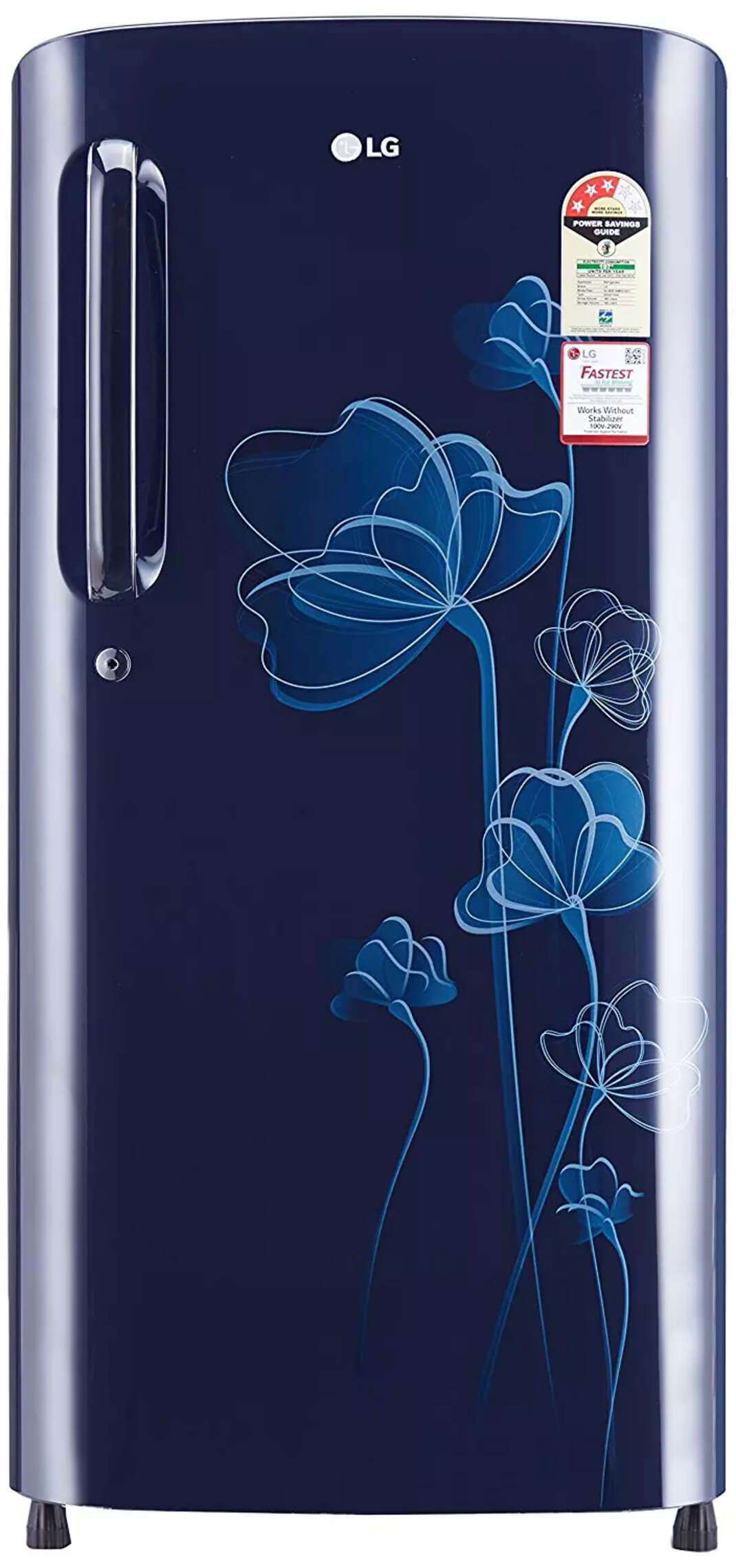 LG 190 L 3 Star Direct-Cool Single-Door Refrigerator (GL-B201AMHC ...