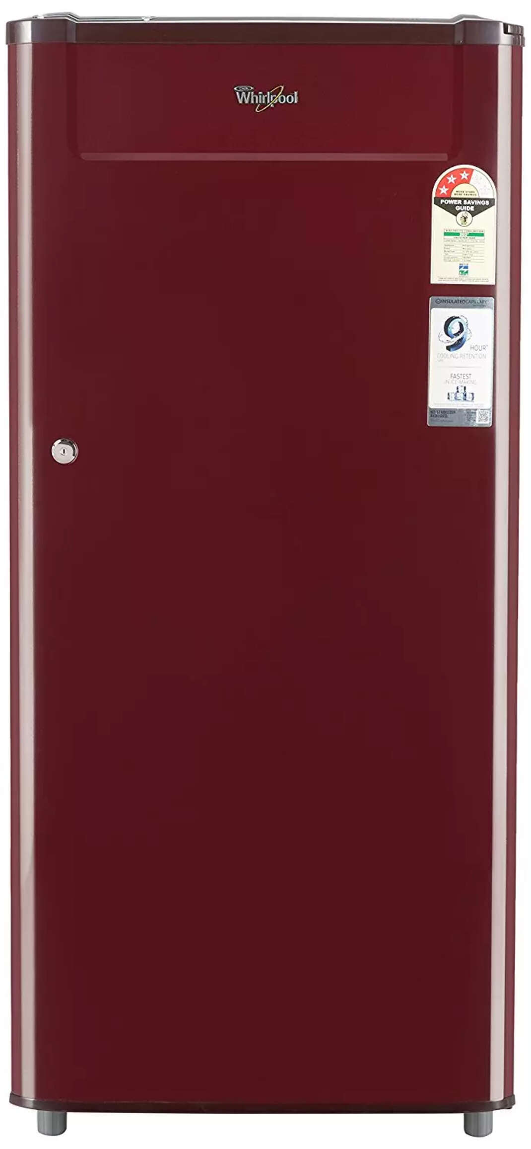 Whirlpool 190 L 3 Star Direct-Cool Single Door Refrigerator (205 GENIUS ...