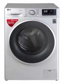 LG FHT1208SWL 8 kg Front Loading Fully Automatic Washing Machine Luxury Silver Online at Best Prices in India 13 Feb 2025 at Gadgets Now