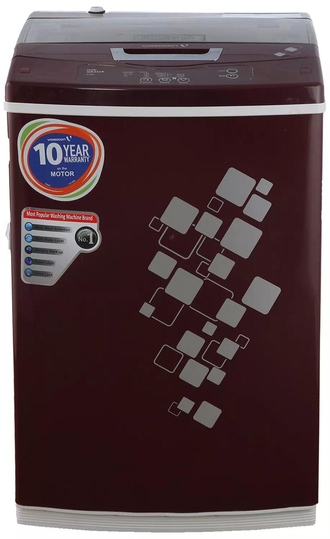 Videocon VT55H12 Digi Gracia Fully Automatic Top Loading Washing ...