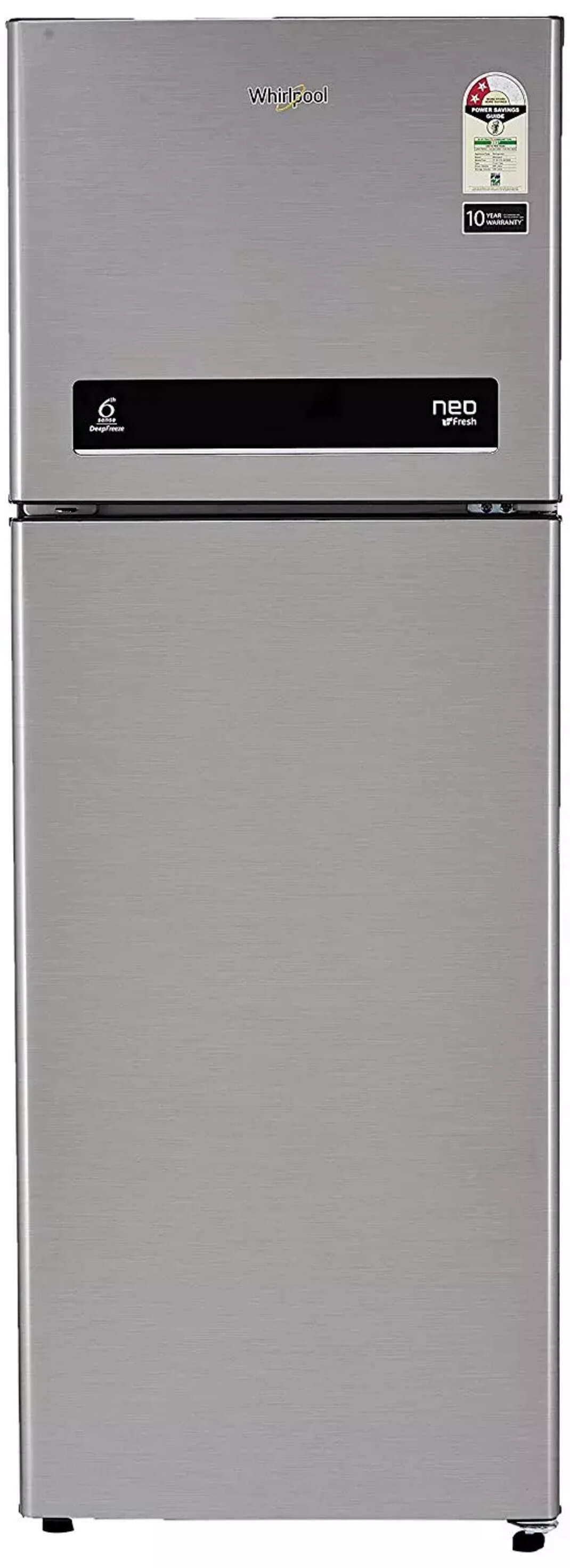 Whirlpool 265 L 2 Star Frost-Free Double Door Refrigerator (NEO DF278 ...