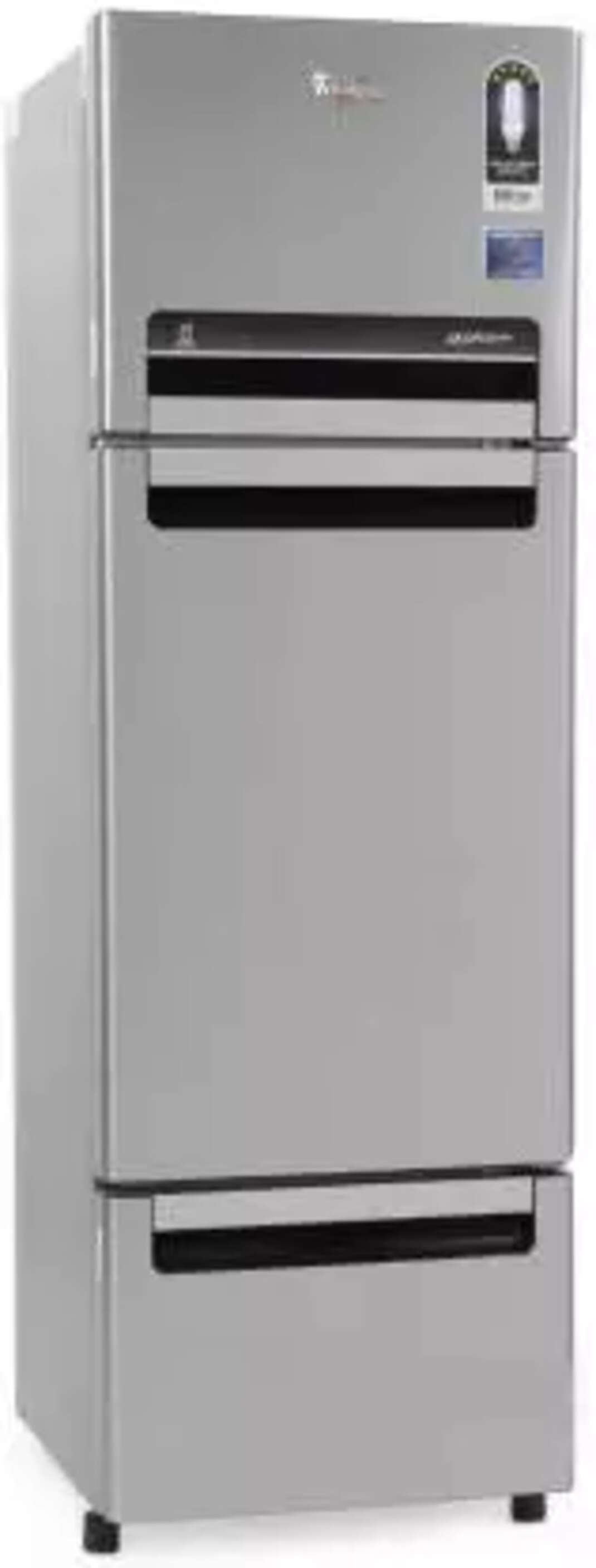 Whirlpool 300 L Frost Free Triple Door Refrigerator (Alpha Steel (N ...