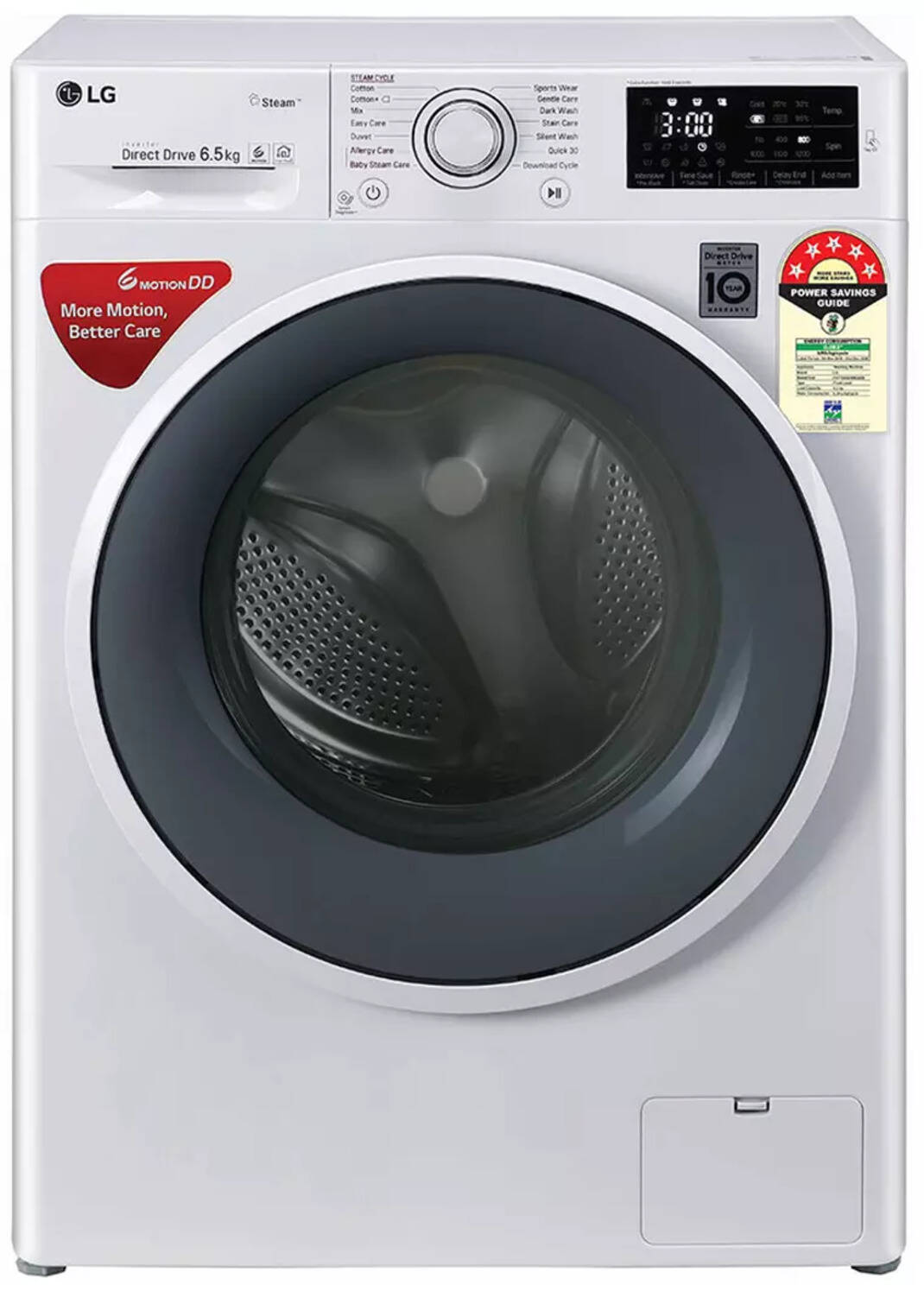 Compare LG FHT1265ZNW 6.5 Kg Fully Automatic Front Load Washing Machine ...