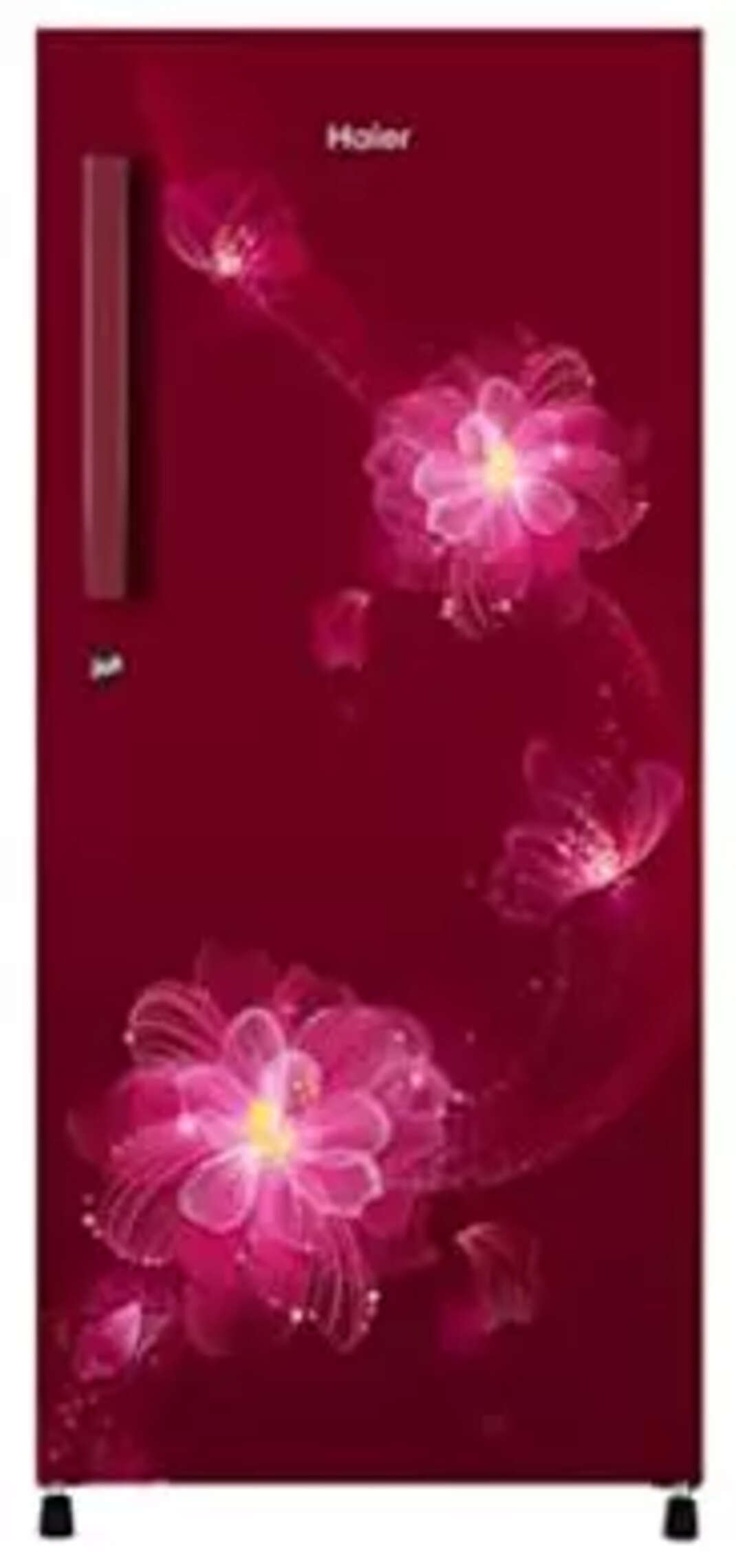 Haier HRD1955PRBE 195Ltr Direct Cool Refrigerator (Red Blossom): Price ...