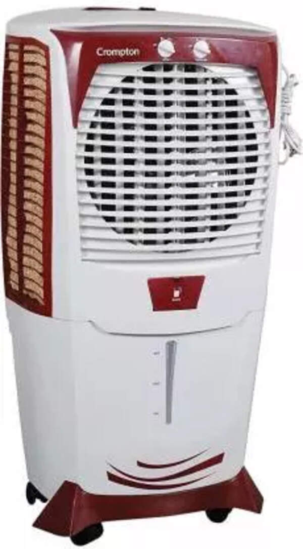 Crompton 55 L Desert Air Cooler White Maroon Greaves Ozone 55 Ltrs