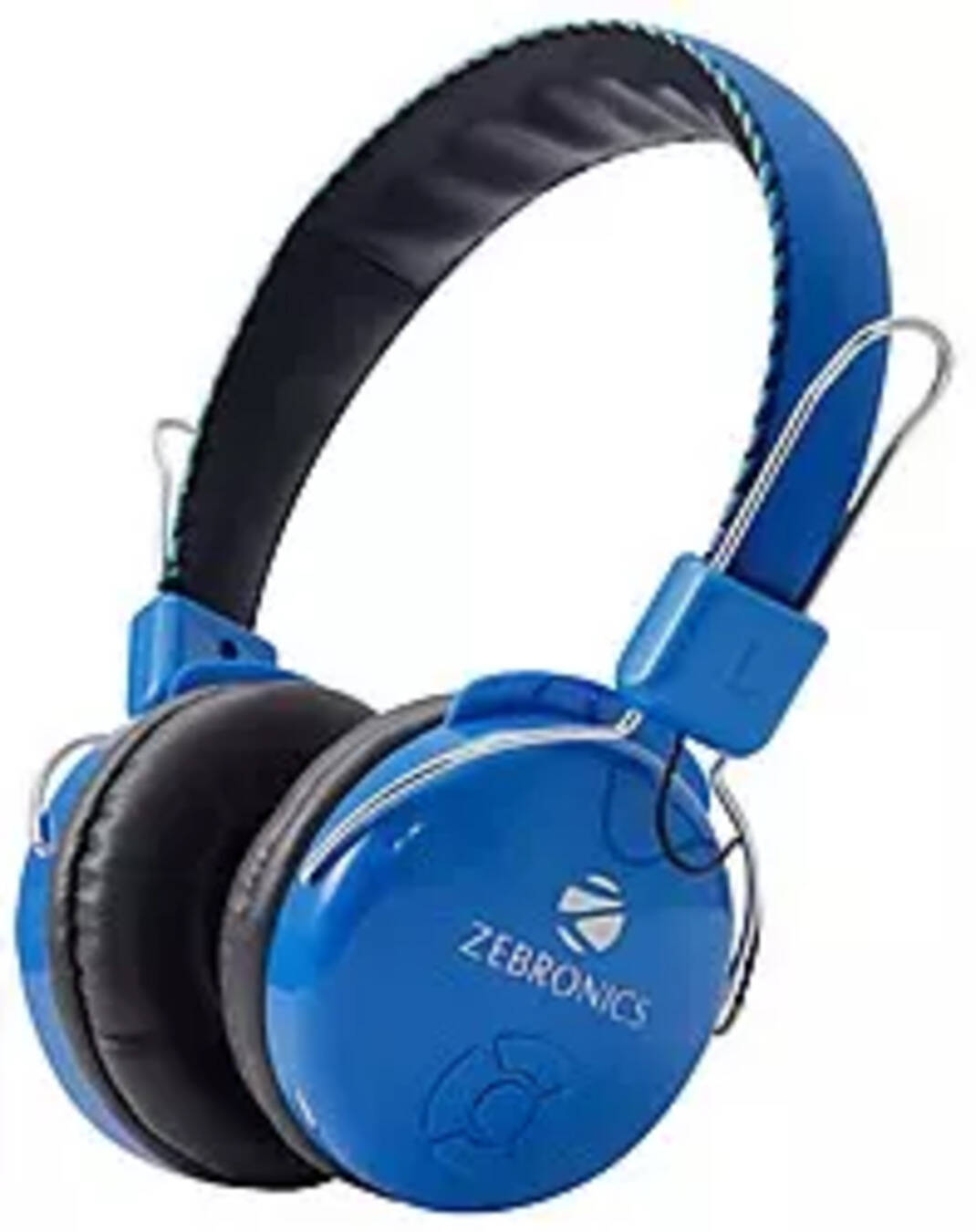 Compare H-Zebronics Headphone With Mic Raga (Blue) vs Zebronics Zeb ...