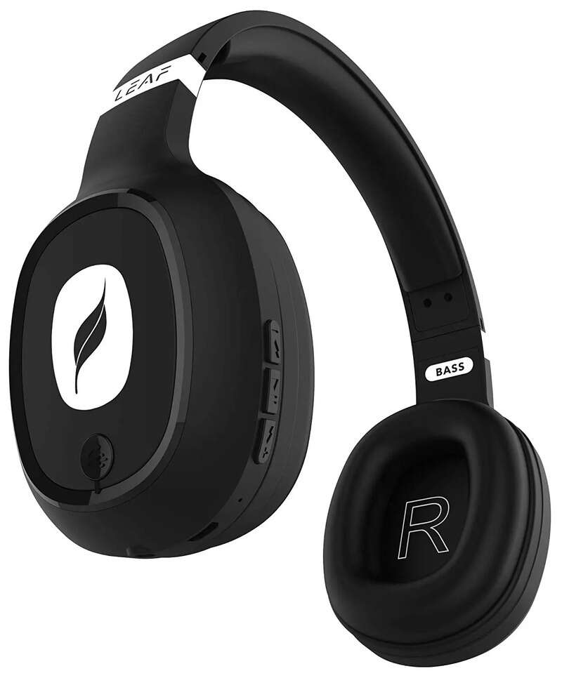 Leaf Bass Wireless Headphones with Mic (Black) Price in India ...