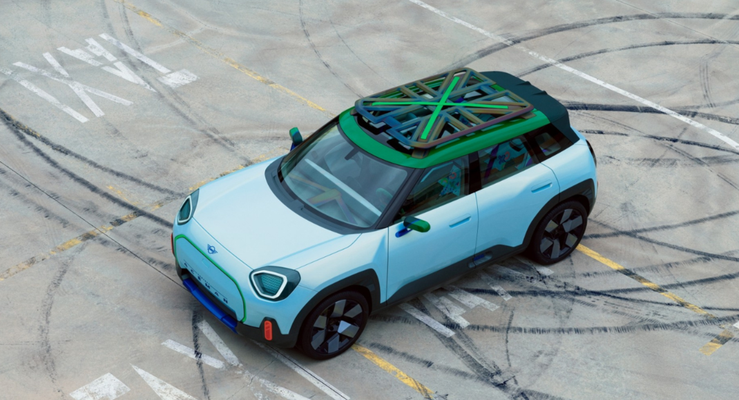 Mini debuts its first all-electric crossover model “Concept Aceman ...