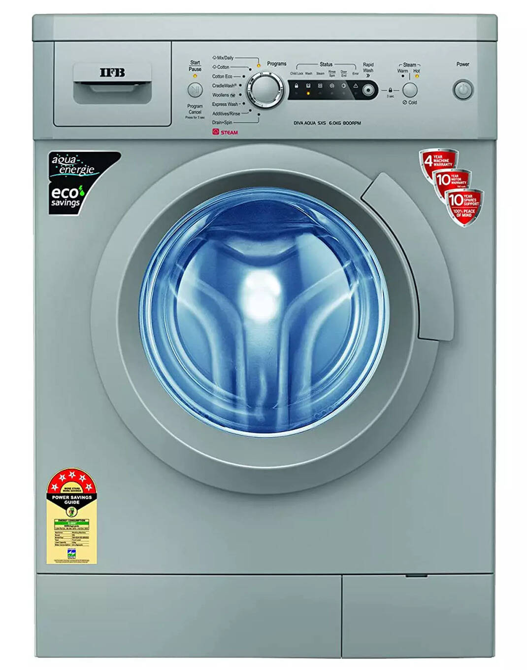 IFB Diva Aqua SXS 6008 6 Kg 5 Star Fully Automatic Front Load Washing ...