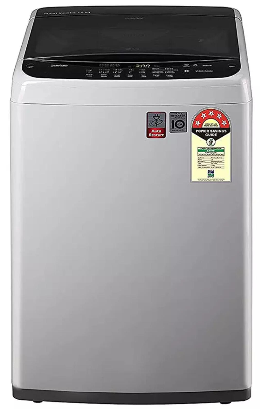 Compare LG T70SPSF1ZA 7 Kg 5 Star Smart Inverter Technology Fully ...