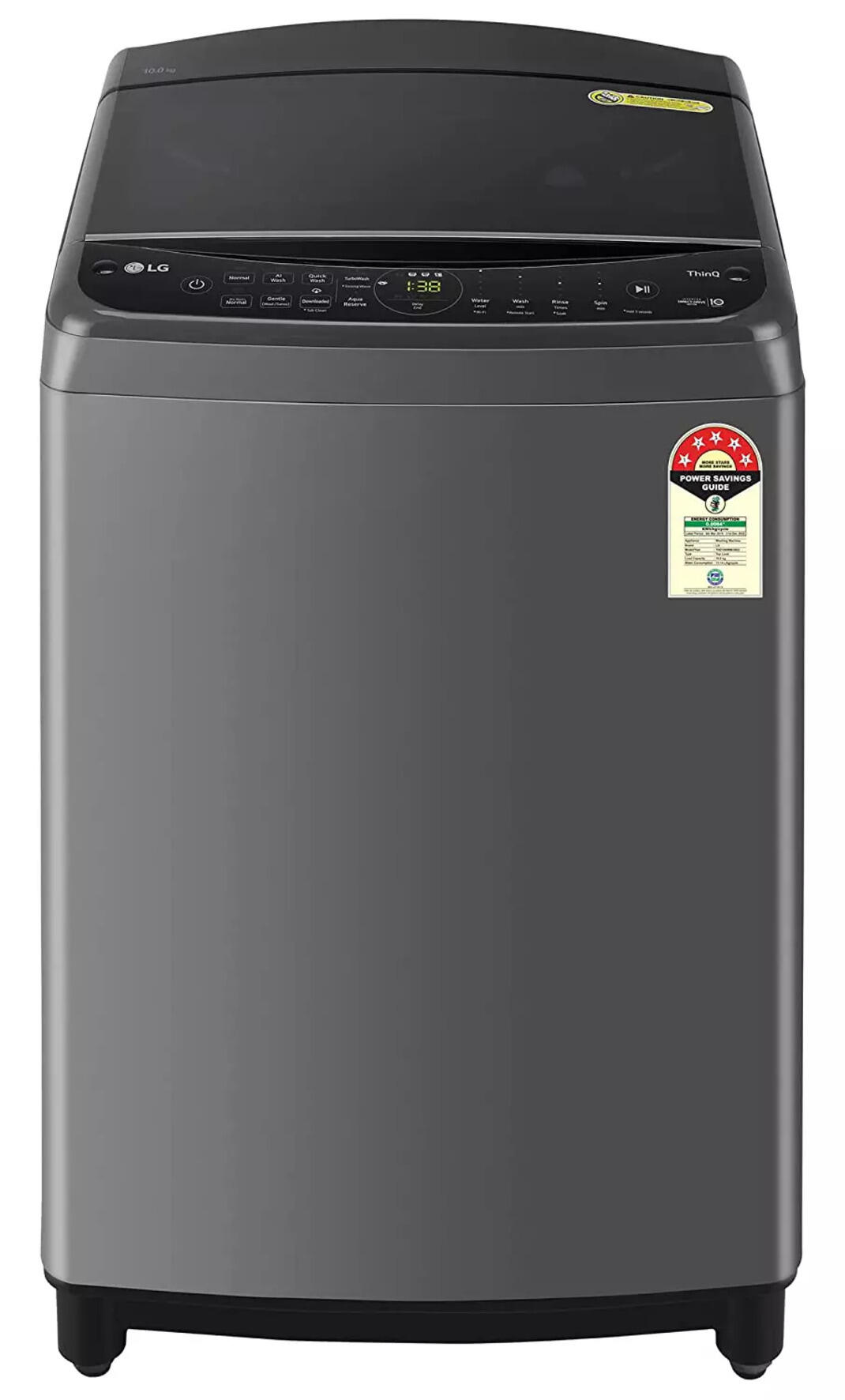 LG THD10NWM AIDD Technology 10 Kg 5 Star Inverter Wi-Fi Fully Automatic ...