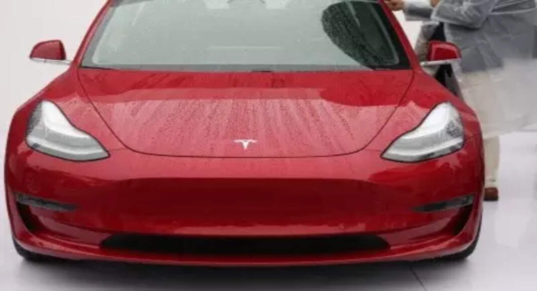 Tesla Model 3 prototype spotted ahead of expected redesign | TOI Auto