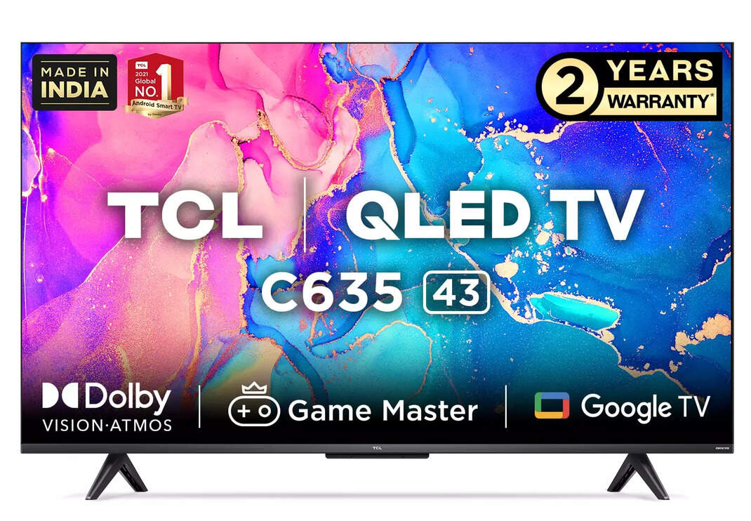 TCL 43C635 43 Inch LED 4K, 3840 x 2160 Pixels TV Online at Best Prices ...