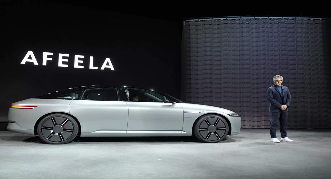 Sony, Honda roll out prototype of 'Afeela' EV that uses Qualcomm tech ...