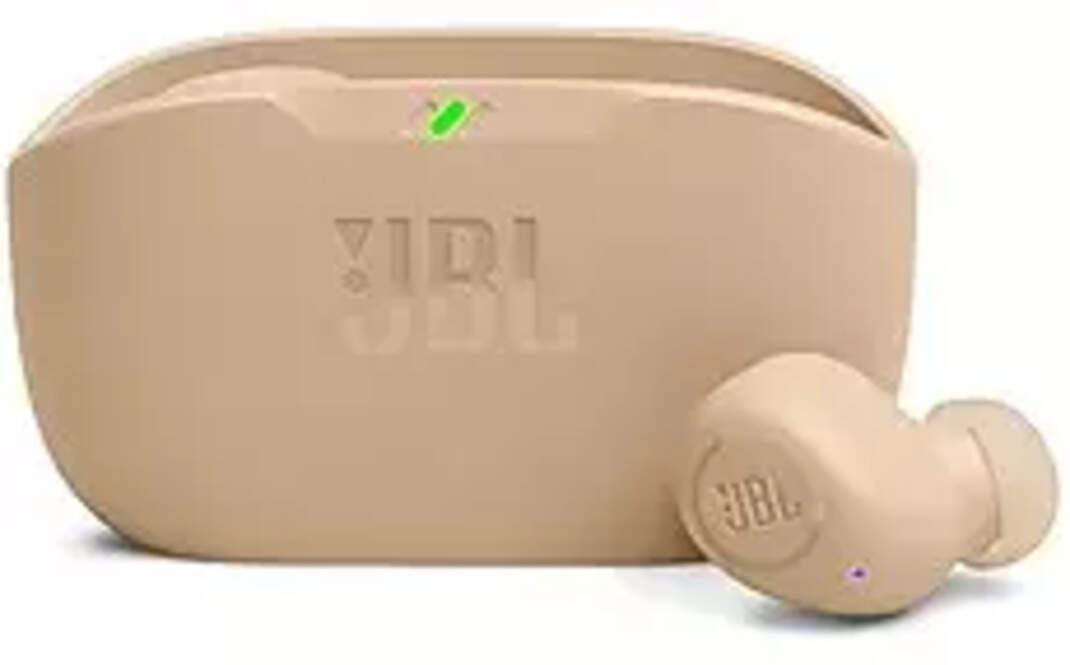 Compare JBL Wave Buds In the Ear Earbuds (TWS) with Mic, App for Customized Extra Bass EQ (Beige ...