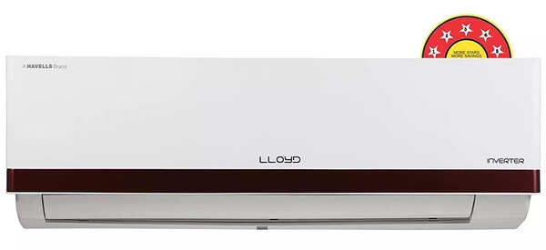 Lloyd GLS18I5FWCBP, White 1.5 Ton 5 Star Split Inverter AC Photo ...