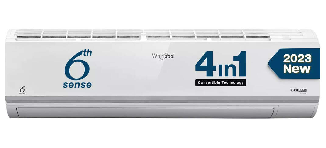 Whirlpool S3I1ADO 2023 Model, White 1.0 Ton 5 Star Flexicool Inverter ...