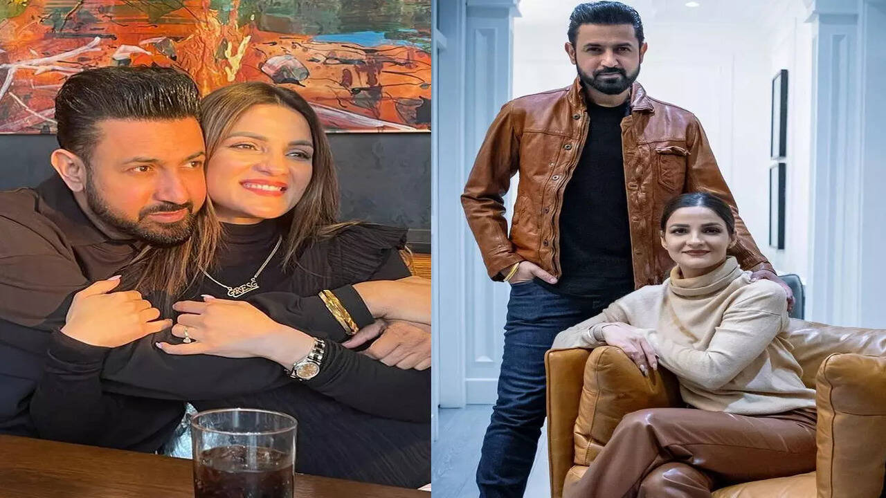 Gippy Grewal With His Wife