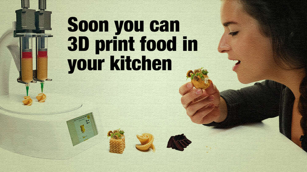 Soon you can 3D print food in your kitchen - Times of India