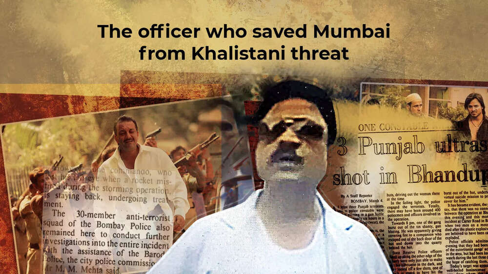 khan: The officer who saved Mumbai from Khalistani threat - Times of India