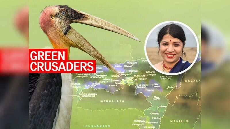 How women are saving Greater Adjutant Stork or Hargila, a bird people hate, in Assam | India ...