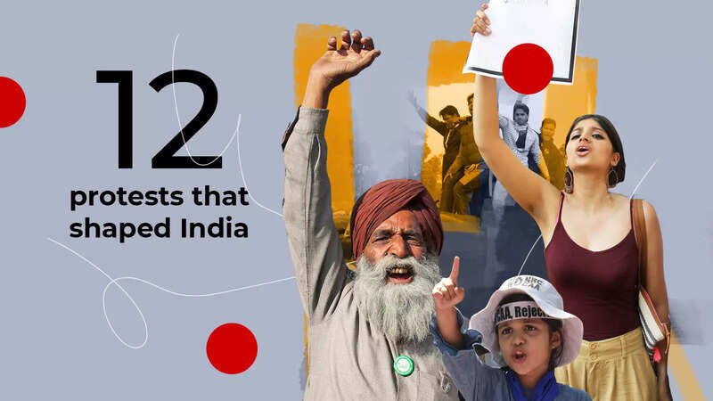 12 protests that shaped India | India News - Times of India