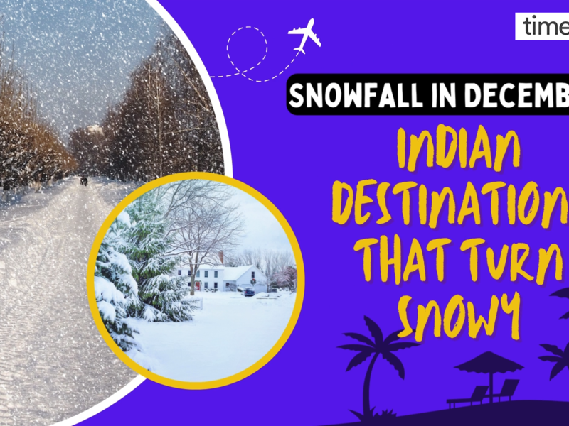 Best places to experience snowfall in December